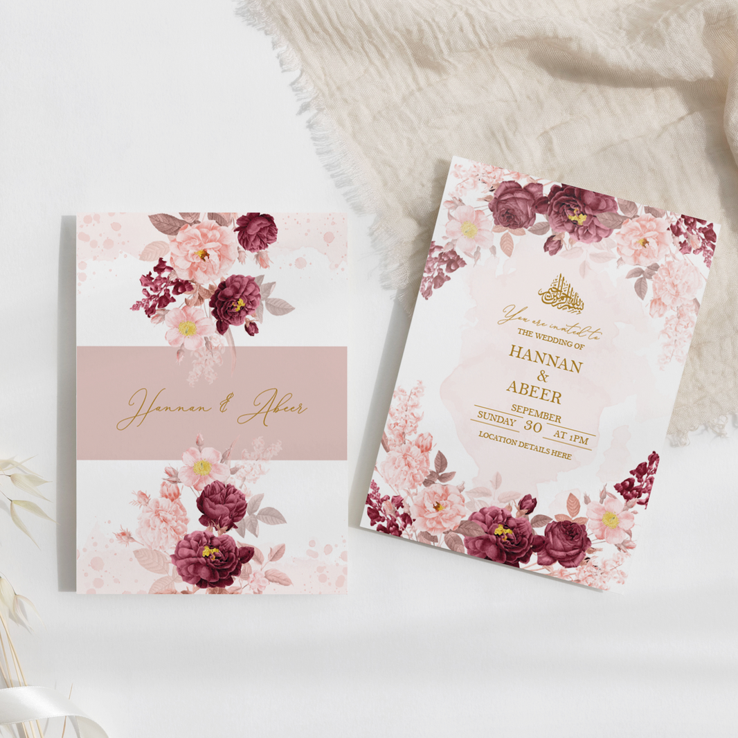 Physical Wedding Invitations – Page 2 – AishaStudio